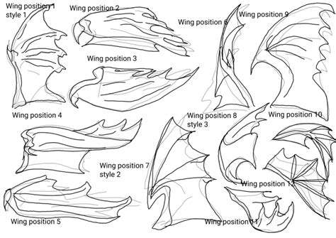 How To Draw A Dragon Wing By Hlcart On Deviantart