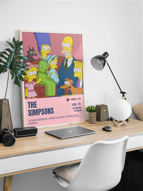 The Simpsons Digital Printable Poster Wall Art A3 A4 A5 29 7 X 42 0 Cm