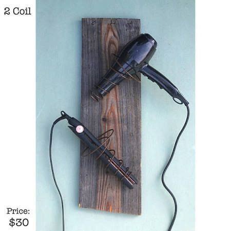 Pin By Lois Devor On Beauty Shop Diy Hair Dryer Holder Bathroom