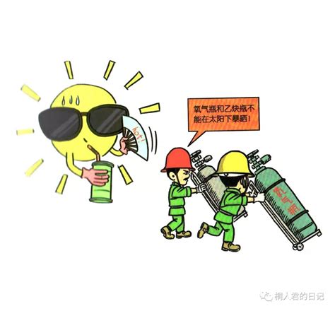 漫画教你气瓶放置安全常识 泸州气体公司