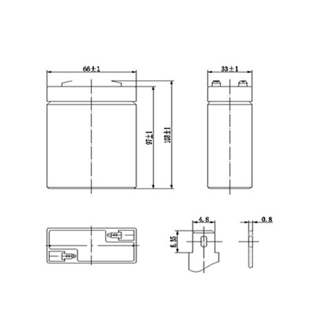 Batteria Ricaricabile Al Piombo V Ah Attacchi Faston