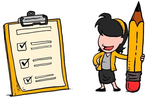Premium Vector Happy Business Woman Satisfy Looking At Completed Task