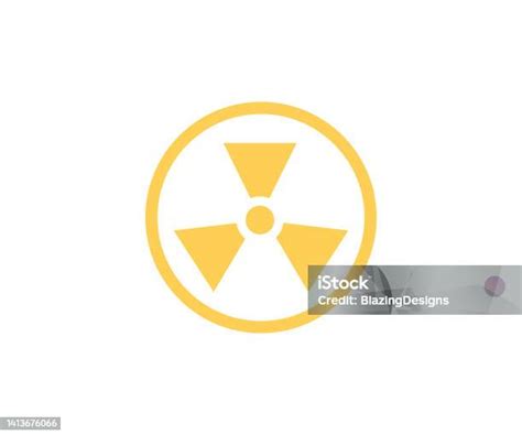 위험 노란색 벡터 표지판 방사선 표시 생물 위험 표시 독성 징후 방사성 위협 경고 벡터 디자인 및 일러스트레이션의 상징입니다 Atomic Bombing Of