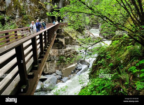 Bridge Between Othello Tunnels Coquihalla Canyon Provincial Park Near Hope British Columbia