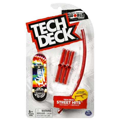 Tech Deck Street Hits Element And Curved Rail