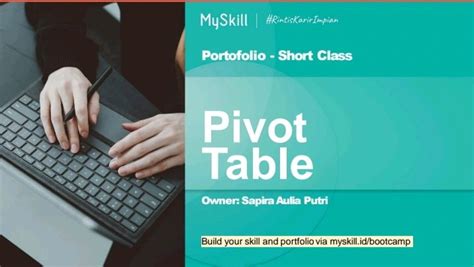Learnatmyskill Pivottable Dataanalysis Finance Myskill… Sapira Aulia Putri