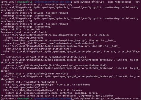 Deployment Error Xclbin File Not Found BNN Pynq On Kria KV260