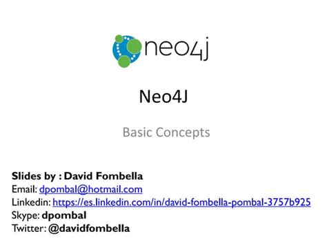 Neo4j Introduction Basics Cypher Rdbms To Graph Ppt