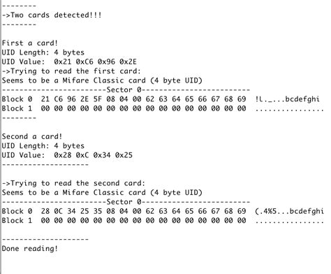Reading Two Mifare Cards Simultaneously Salvador Mendoza
