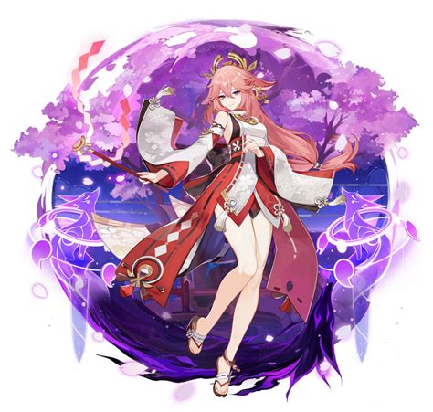 Yae Miko Wish Art Genshin Impact Art Gallery