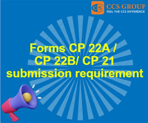 Hasil Forms Cp 22a Cp 22b Cp 21 Submission Requirements And Online