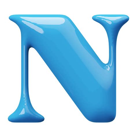 3d Font Letter N Uppercase 46644787 Png