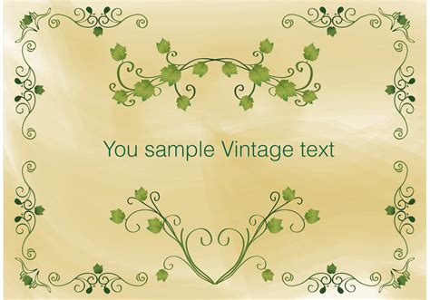 Ivy Border Free Vector Art 32 Free Downloads