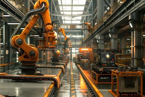 Explore The Future Of Manufacturing With This Ai Generated Image Depicting An Advanced Robotics