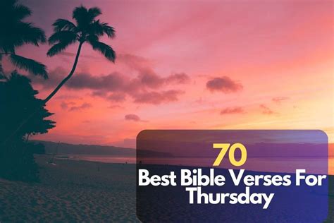 Bible Verses For Thursday Bible Verses Of The Day