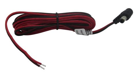 Rnd 205 01264 Rnd Dc Connection Cable 2 5x5 5x9 5mm Plug Bare End