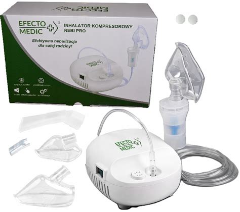 Inhalator Kompresorowy Efecto Medic Nebi Pro Profesjonalny Oryginalny 5905730510292 • Cena