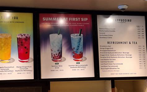 Starbucks Menu Seasonal Drinks Highlight Fall Menu At Starbucks Food