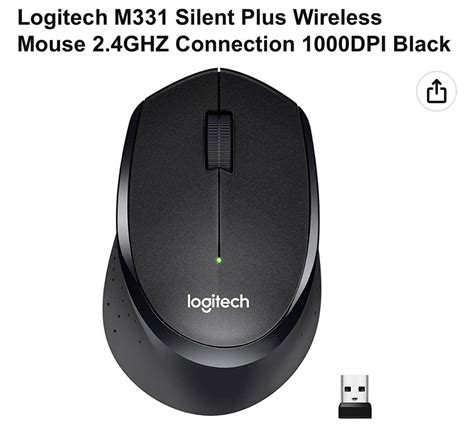 Logitech M331 Silent Plus Wireless Mouse Computers And Tech Parts And Accessories Mouse