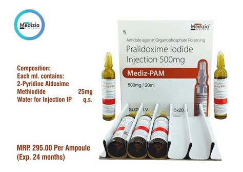 Pralidoxime Iodide Injection Strength 500 Mg At ₹ 150 Piece In Yamuna