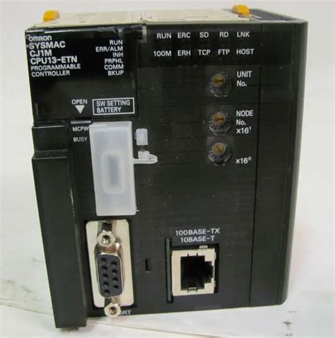 Cj1m Cpu13 Etn Omron Sysmac Cj1m Cpu Unit With Ethernet Function New Buy Cj1m Cpu Omron Cpu