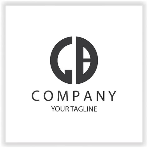 Premium Vector Lb Logo Monogram Simple And Modern Circle Black Colour Design Template Premium