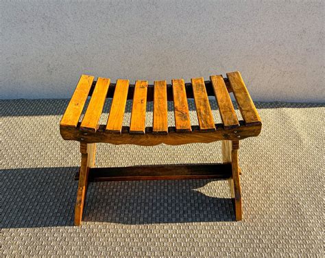 Small Slatted Bench 1950s For Sale At Pamono