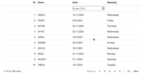 How To Add A Date Picker To Filter A Date Column In A Reactable Table In R Shiny Stack Overflow
