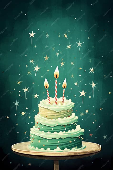 Счастливый день рождения дизайн фона Премиум Фото