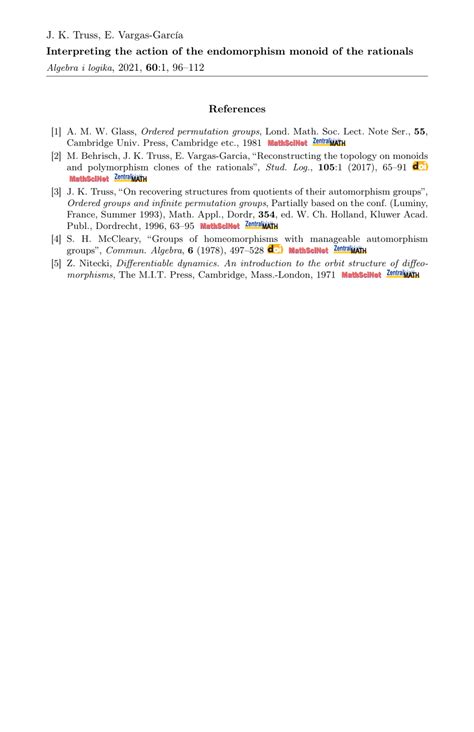 Pdf Interpreting The Action Of The Endomorphism Monoid Of The Rationals