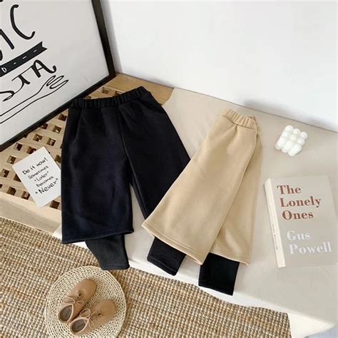 Новинка года зимний комплект из двух предметов для девочек плотные теплые флисовые штаны два