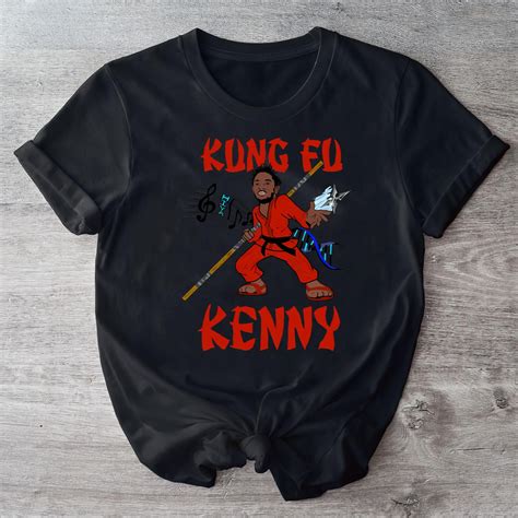 Rap Artist Inspired Kung Fu Kenny Graphic Tee Music Style Shirt