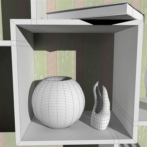 큐브 선반 그룹 3d 모델 15 Unknown Max Free3d