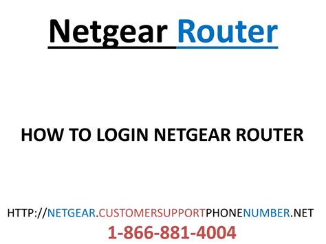 How To Login Netgear Router Ppt