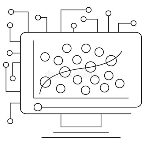 Icon Of Logistic Regression In Artificial Intelligence And Machine Learning Stock Illustration