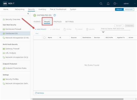 Enable Vmware Nsx T 3 0 Distributed Ids Configuration Virtualization
