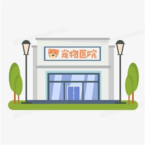 医院场景手绘 场景手绘 大山谷图库