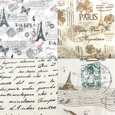 Paris Themed Fabric Northcott From Paris With Love Post Cards Fabric