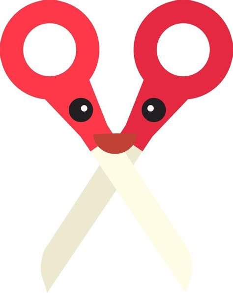 Happy Scissors Illustration