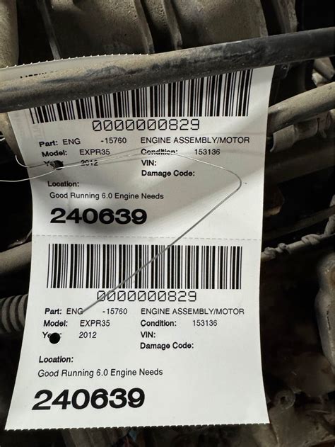 Chevy 6 0 Ls Motor Rpo L96 And 6l90 Transmission 2wd Car Engines