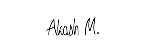 71 Akash M Name Signature Style Ideas Get E Sign