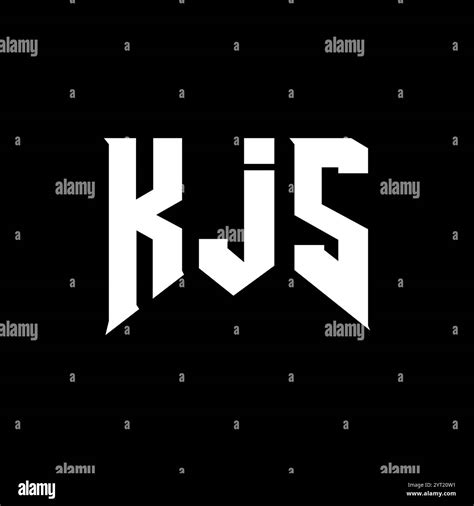 Kjs Letter Logo Design For Technology Company Kjs Logo Design Black