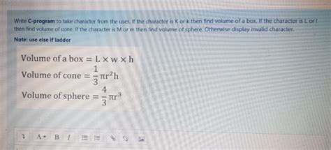 Solved Write C Program To Take Character From The User If