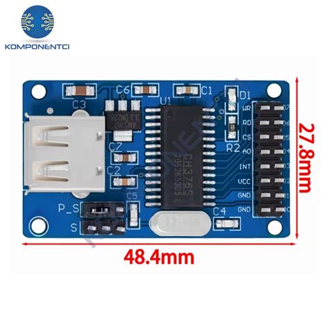 Ch376s Usb Modül Usb Bellek Okuyucu Ve Flash Disk Desteği I Komponentci