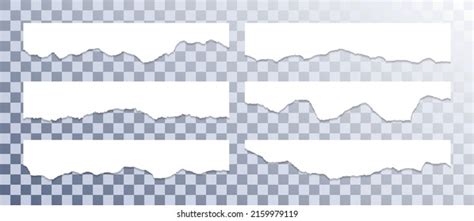 Ripped Paper Edge Borders Vector Collection Stock Vector Royalty Free 2159979119 Shutterstock