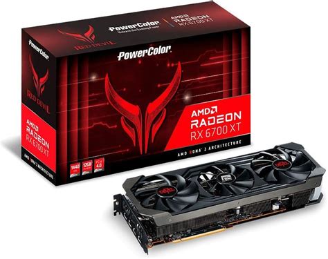 Powercolor Placa De Vídeo Amd Radeon Rx 6700 Xt 12gb Ddr6 192 Bits