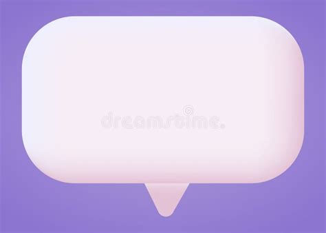 3d White Speech Bubble Social Media Chat Message Icon Empty Text Bubble Comment Dialogue