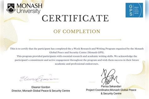 Sidra Tariq On Linkedin Excited To Have Successfully Completed The Research And Writing Program At