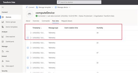 Transform Data For An Iot Central Application Azure Iot Central