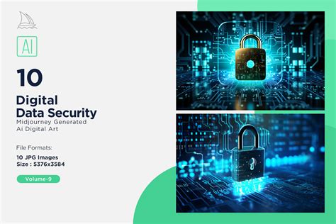 Visualizing Digital Data Security Set 9 Graphic By Microstock